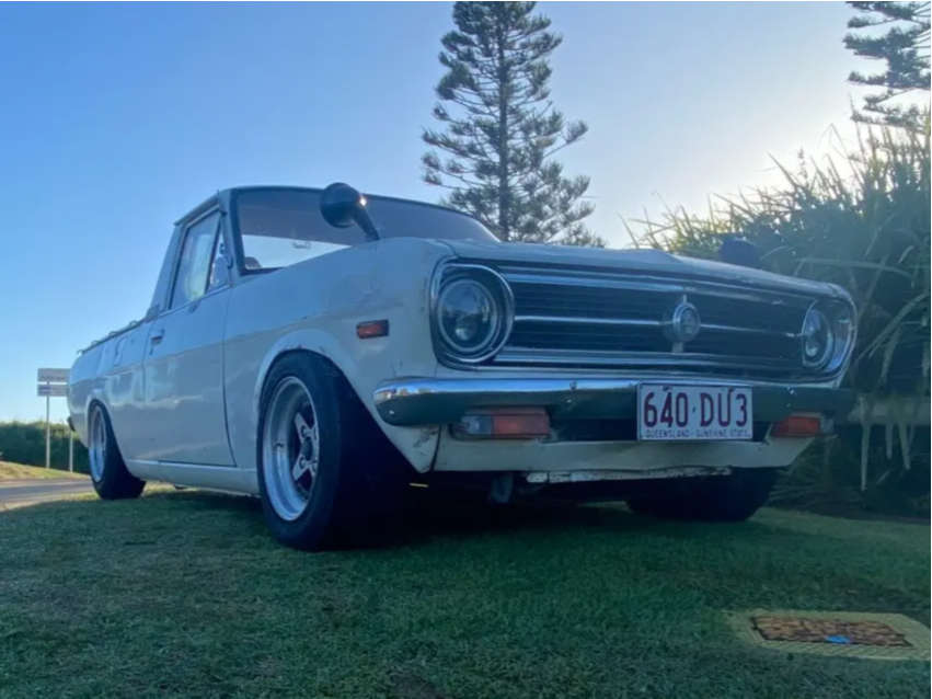 1994 Nissan 1200 Ute with 13x7 2 Hayashi Racing Command and 185/60R13 Nankang Ns-2r and Lowering ...