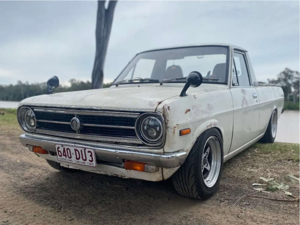 1994 Nissan 1200 Ute with 13x7 2 Hayashi Racing Command and 185/60R13 Nankang Ns-2r and Lowering ...