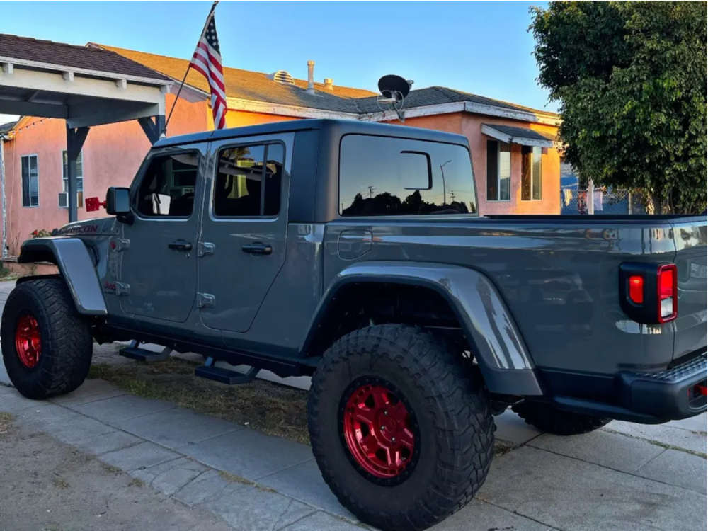 2022 Jeep Gladiator with 17x9 -18 Black Rhino Reno and 37/13.5R17 Toyo ...