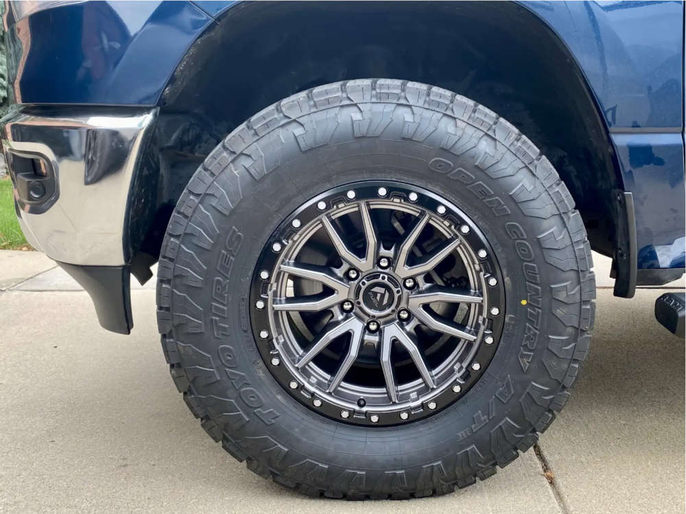 2019 Ram 1500 with 18x9 -12 Fuel Rebel and 35/12.5R18 Toyo Tires Open ...