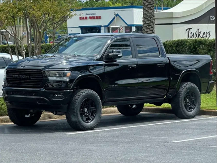 2021 Ram 1500 with 20x9 HRE FlowForm Ft1 and 325/60R20 BFGoodrich All ...