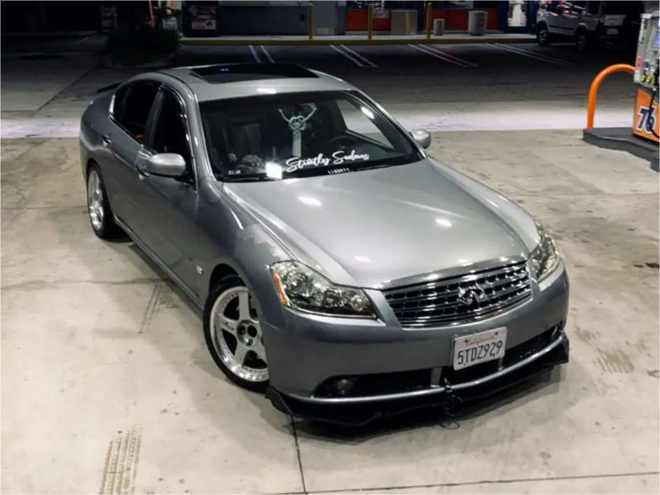 2006 INFINITI M35 with 18x7.5 42 Lenso Concept Five and 215/35R18 Momo ...