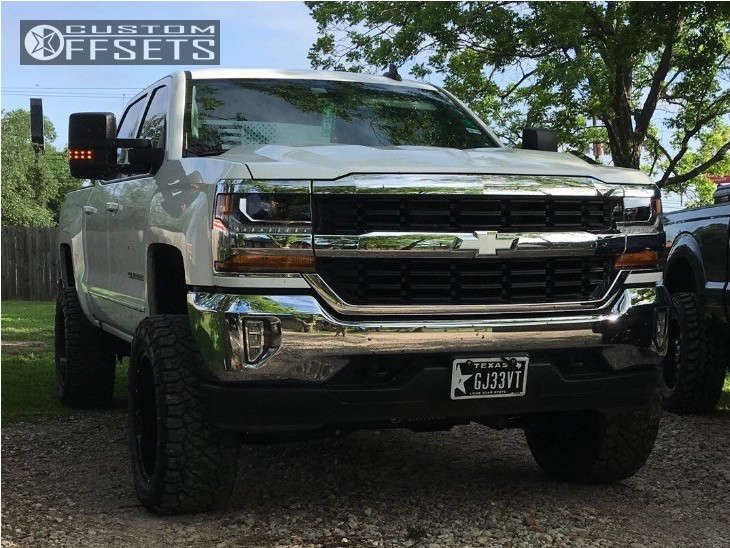 2016 Chevrolet Silverado 1500 with 20x10 -19 Tuff T15 and 33/12.5R20 ...