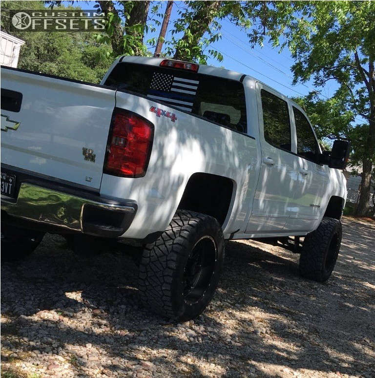 2016 Chevrolet Silverado 1500 with 20x10 -19 Tuff T15 and 33/12.5R20 ...