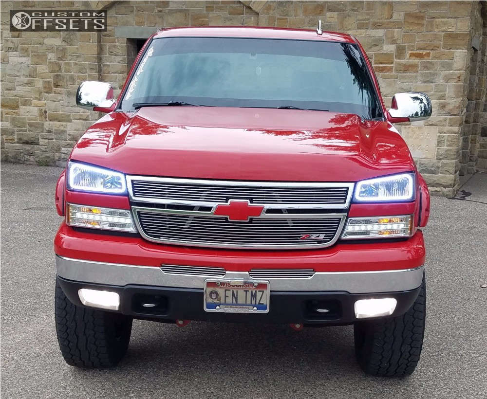2006 Chevrolet Silverado 1500 with 20x10 -25 Vision Fury and 35/12.5R20 ...