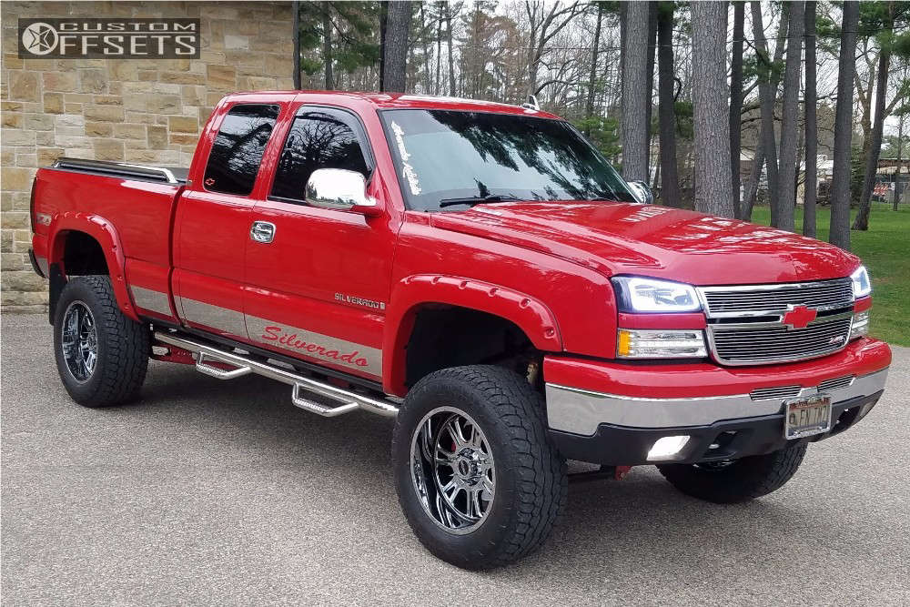 2006 Chevrolet Silverado 1500 with 20x10 -25 Vision Fury and 35/12.5R20 ...