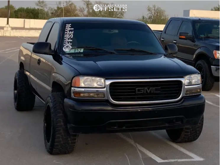2002 GMC Sierra 1500 with 20x12 -51 Hardrock Attack and 33/12.5R20 ...