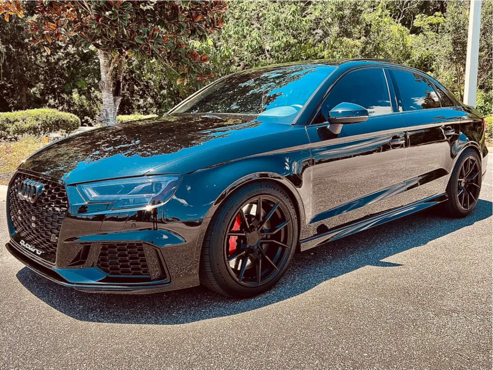 2018 Audi RS3 with 18x9.5 39 TSW Neptune and 255/40R18 Continental ...