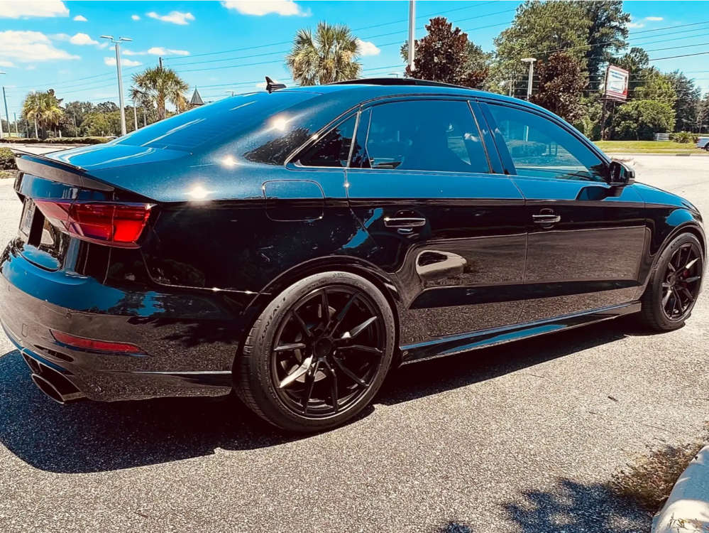 2018 Audi RS3 with 18x9.5 39 TSW Neptune and 255/40R18 Continental ...