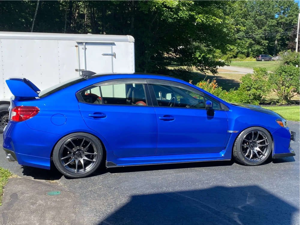 2017 Subaru WRX STI with 18x9.5 35 Vors Tr4 and 245/40R18 Kenda Kaiser ...