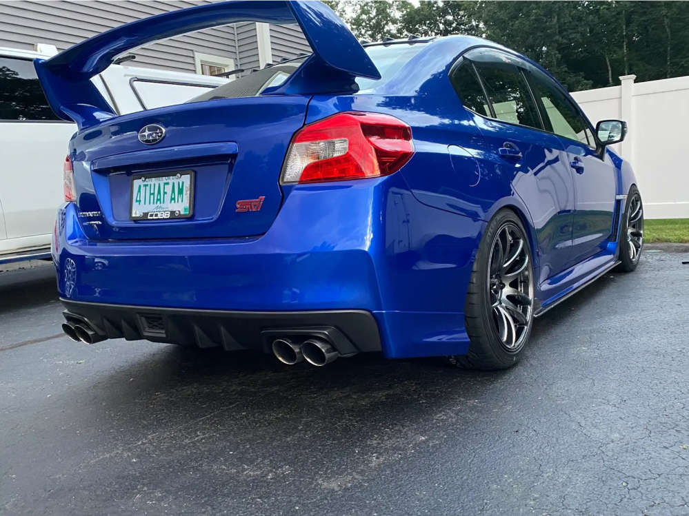 2017 Subaru WRX STI with 18x9.5 35 Vors Tr4 and 245/40R18 Kenda Kaiser ...