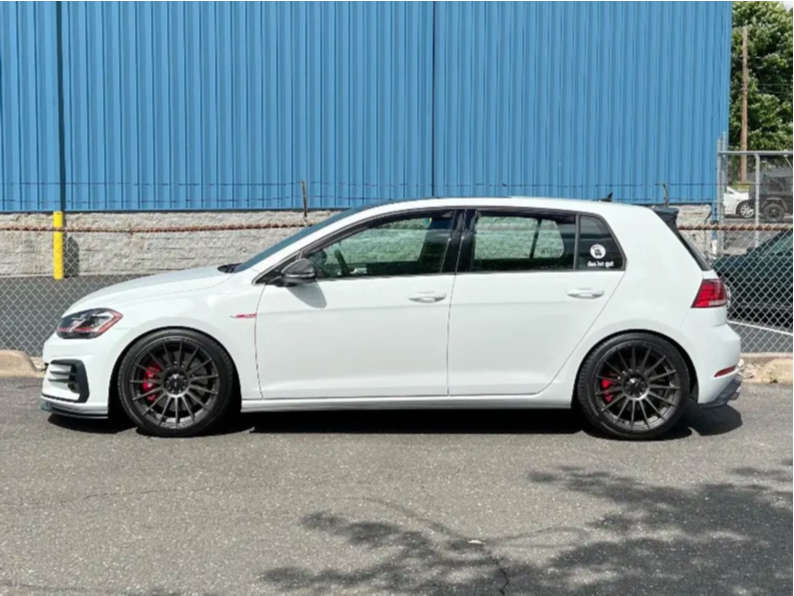 2021 Volkswagen GTI with 18x9 45 Konig Rennform and 235/40R18 Hankook ...
