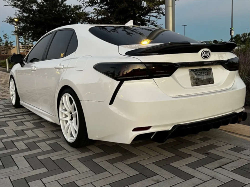 2020 Toyota Camry with 19x9.5 35 Vors Tr4 and 235/40R19 Continental ...