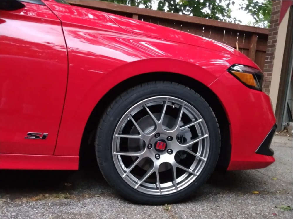2022 Honda Civic with 18x8 45 Enkei Raijin and 235/40R18 Vercelli ...