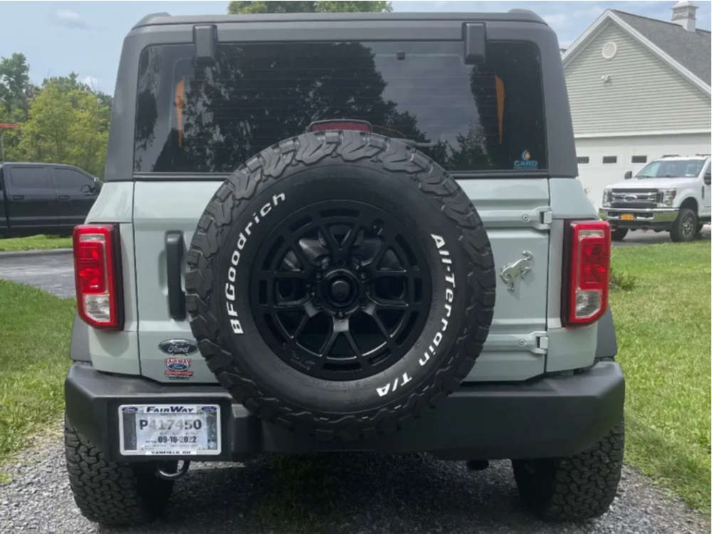 2022 Ford Bronco with 17x9 0 RTR Tech 6 and 285/70R17 BFGoodrich All ...