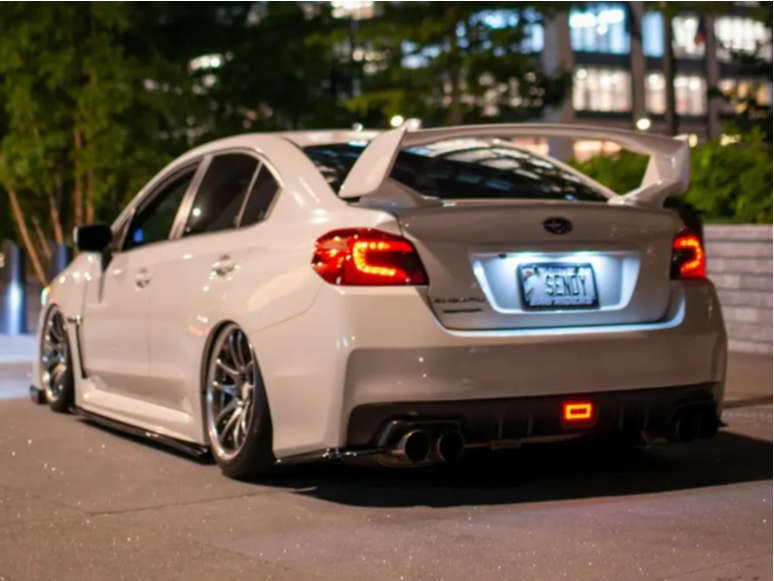 2016 Subaru WRX with 18x9.5 38 Work Emotion Cr 2p and 235/40R18 ...