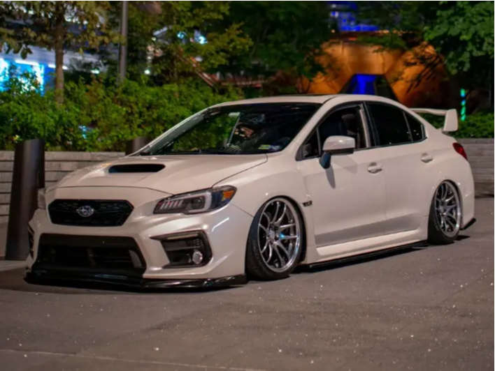 2016 Subaru WRX with 18x9.5 38 Work Emotion Cr 2p and 235/40R18 ...