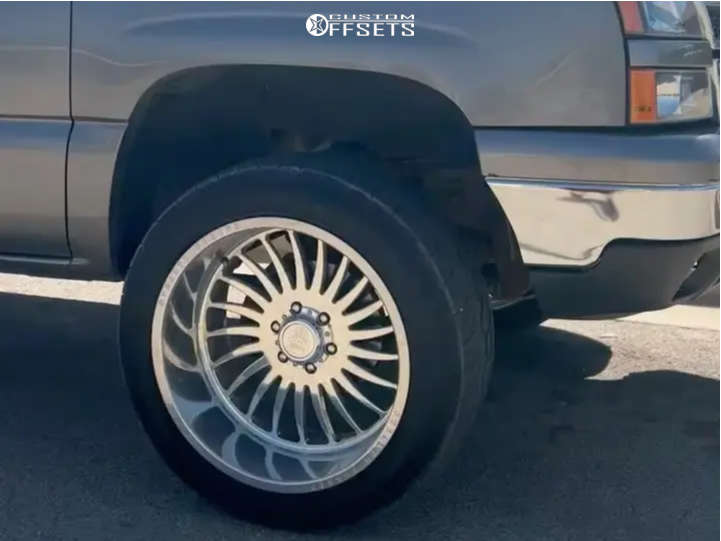 2006 Chevrolet Silverado 1500 with 22x12 -44 Stealth Forged Ruger and ...