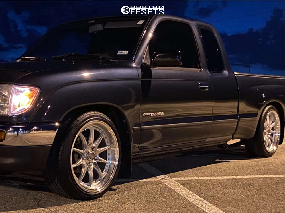 1997 Toyota Tacoma with 18x8.5 35 Aodhan Ds07 and 225/40R18 Vercelli ...