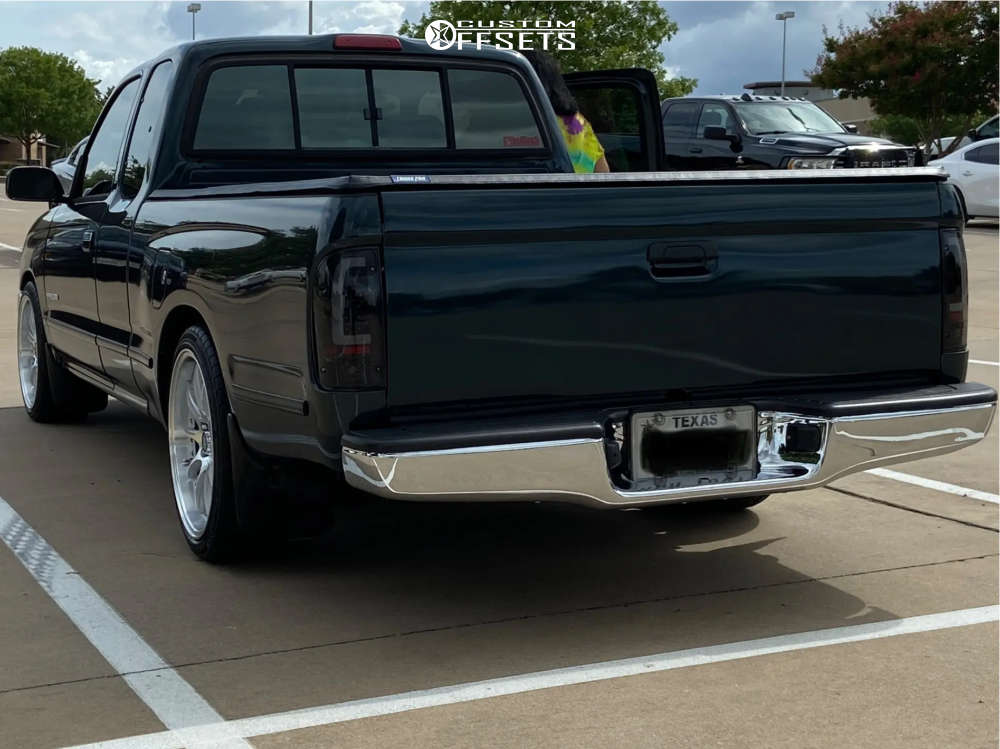 1997 Toyota Tacoma with 18x8.5 35 Aodhan Ds07 and 225/40R18 Vercelli ...