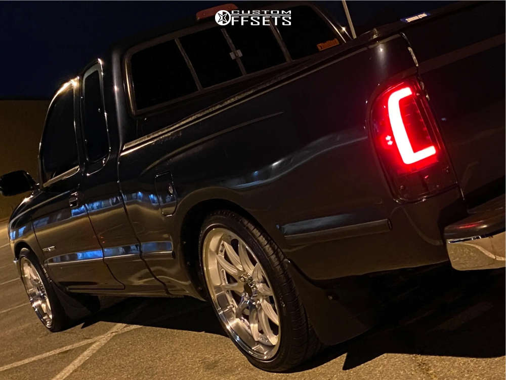 1997 Toyota Tacoma with 18x8.5 35 Aodhan Ds07 and 225/40R18 Vercelli ...