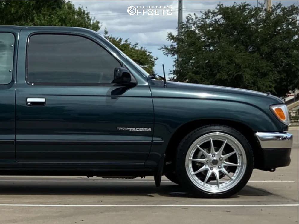 1997 Toyota Tacoma with 18x8.5 35 Aodhan Ds07 and 225/40R18 Vercelli ...