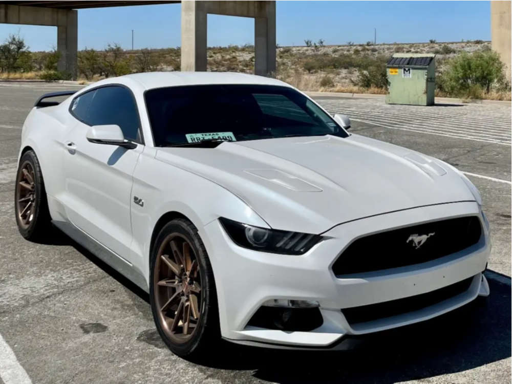 2017 Ford Mustang with 20x9 35 Ferrada CM2 and 275/35R20 Nitto Nt555 G2 ...