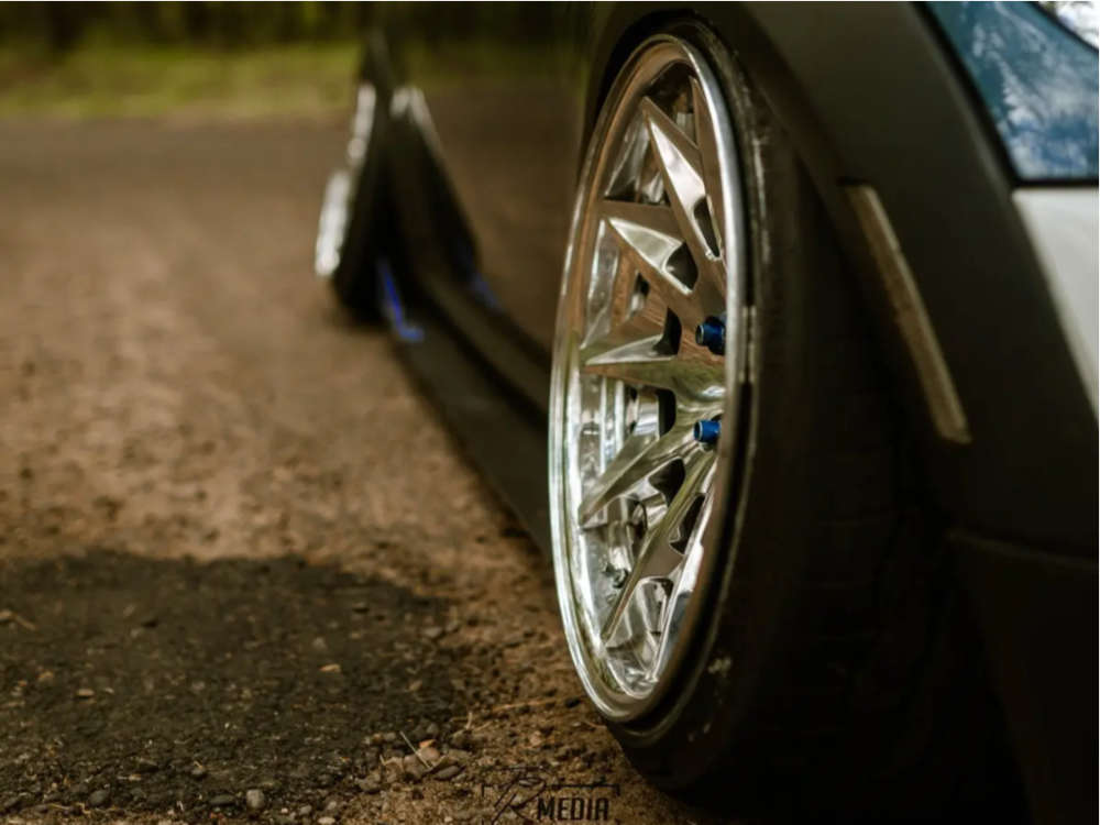 2010 Mini Cooper with 17x9.5 5 Rotiform Forged Cvt and 205/40R17 Toyo ...