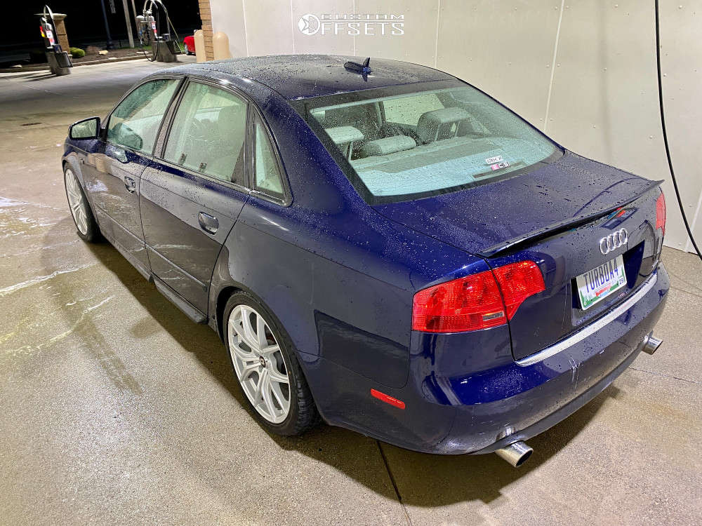 2006 Audi A4 Quattro with 18x8 35 Drag Dr67 and 235/40R18 Vercelli ...