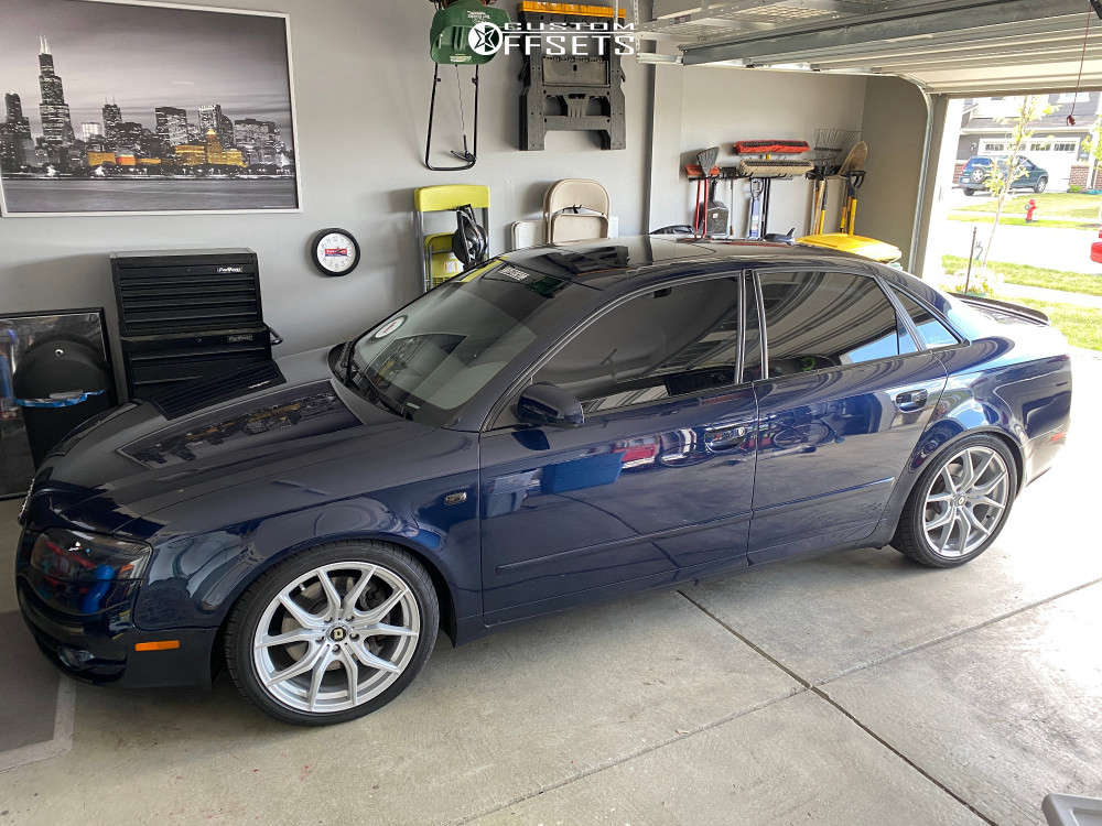 2006 Audi A4 Quattro with 18x8 35 Drag Dr67 and 235/40R18 Vercelli ...