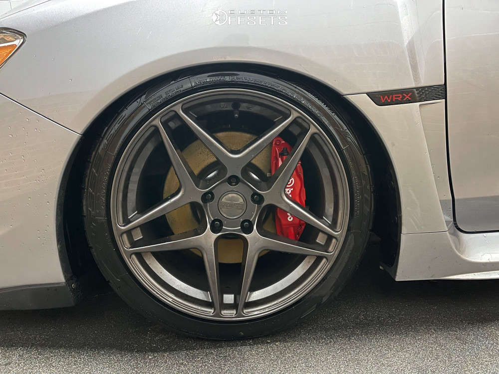 2021 Subaru WRX with 18x9.5 35 Kansei Astro and 235/40R18 Nitto Nt555 ...