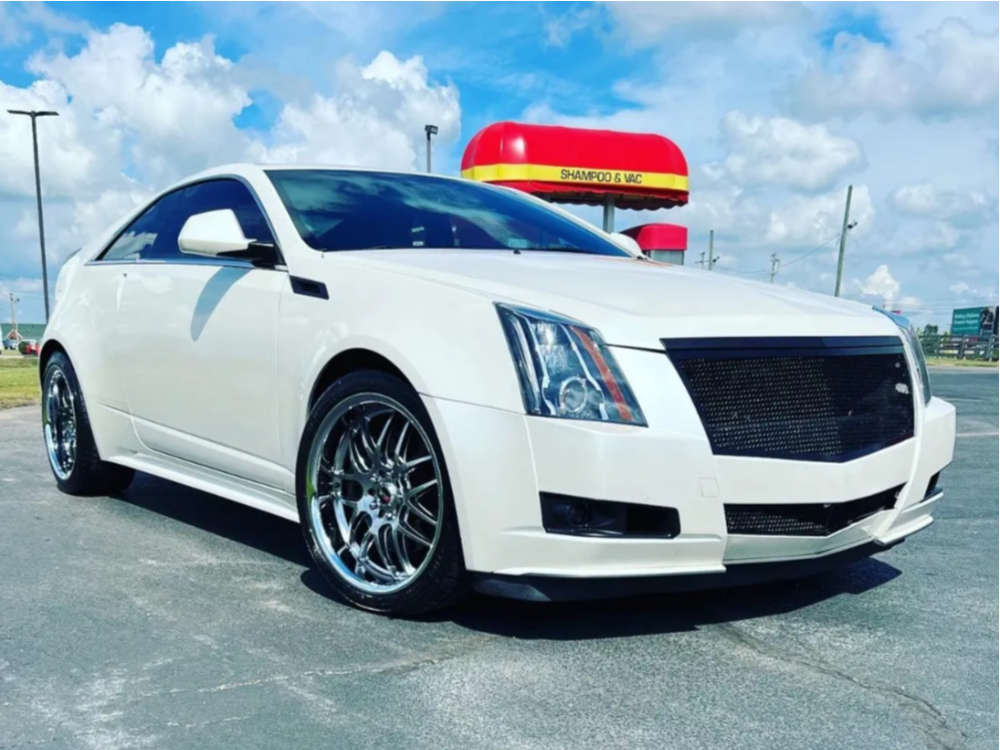 2011 Cadillac CTS with 20x9 35 XXR 526 and 255/35R20 Michelin Pilot ...