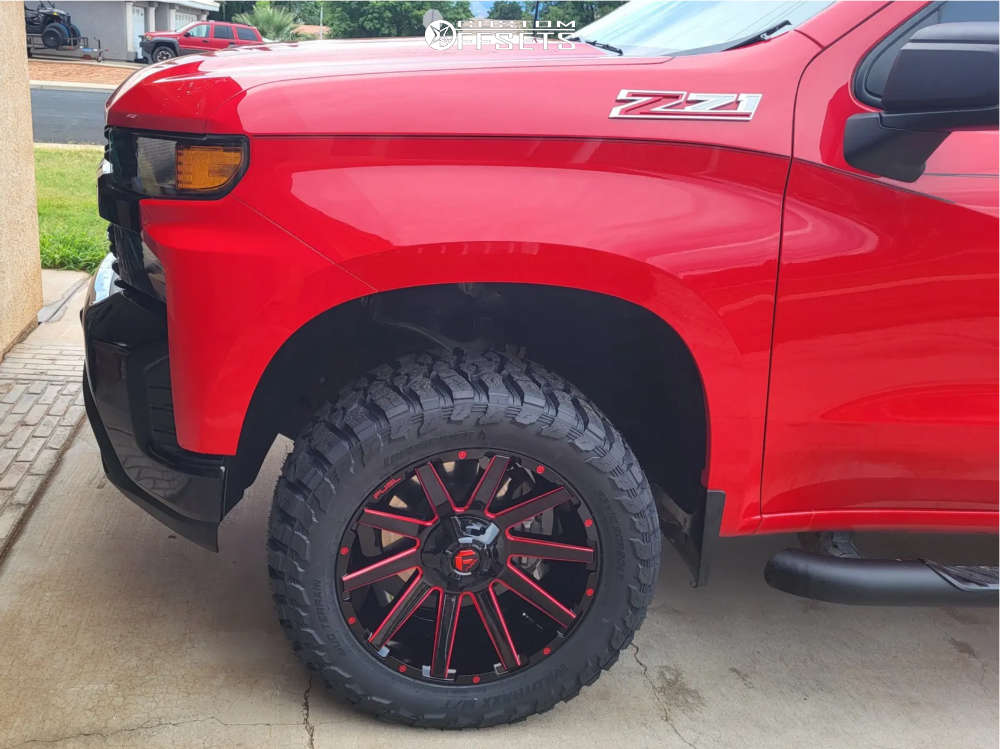 2020 Chevrolet Silverado 1500 with 20x9 2 Fuel Contra and 33/12.5R20 ...