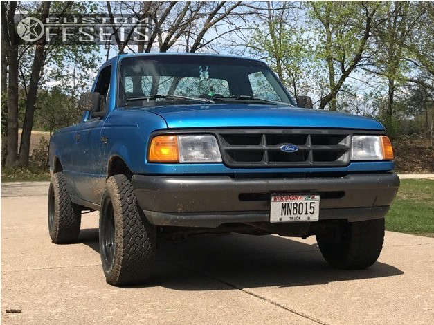 1993 Ford Ranger with 15x8 -19 Pro Comp 51 and 225/70R15 General ...