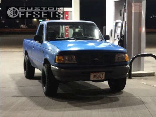 1993 Ford Ranger with 15x8 -19 Pro Comp 51 and 225/70R15 General ...