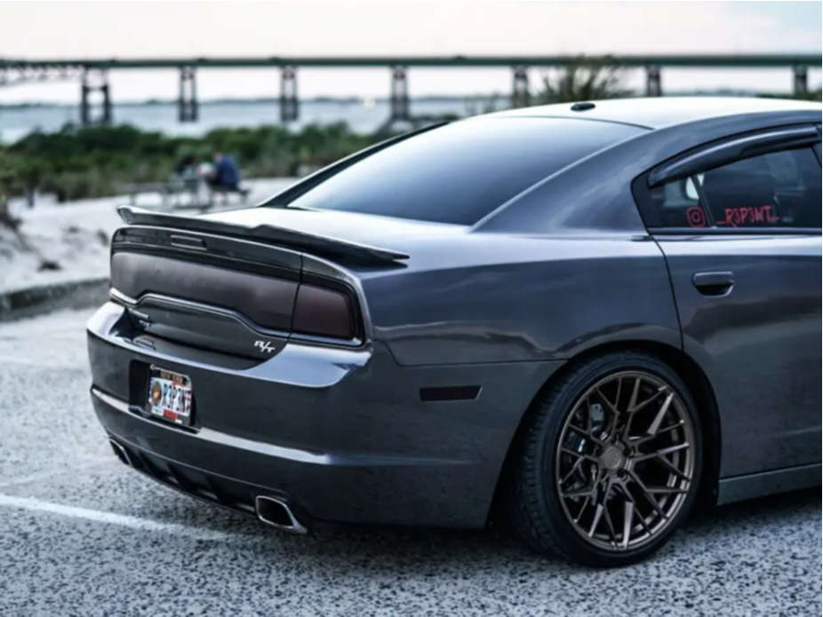 2014 Dodge Charger with 20x10 30 Variant Radon and 255/35R20 Delinte D7 ...