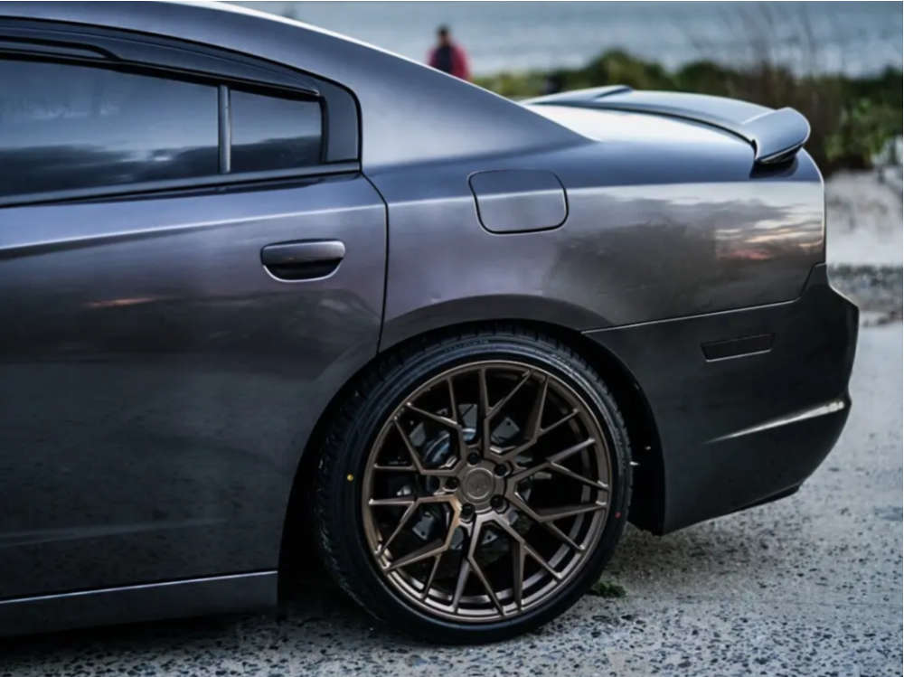 2014 Dodge Charger with 20x10 30 Variant Radon and 255/35R20 Delinte D7 ...