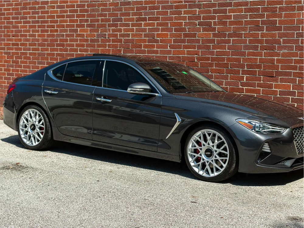 2019 Genesis G70 with 19x8.5 35 Rotiform Blq-c and 225/40R19 Firestone ...