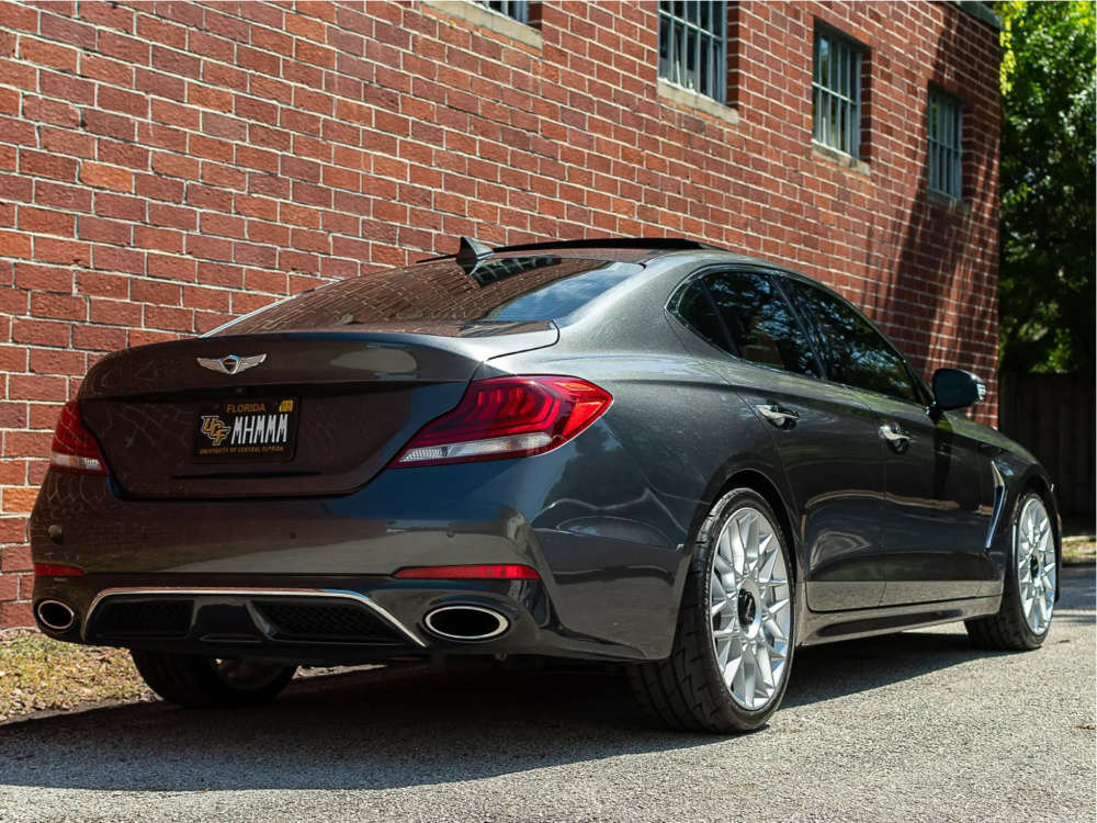 2019 Genesis G70 with 19x8.5 35 Rotiform Blq-c and 225/40R19 Firestone ...