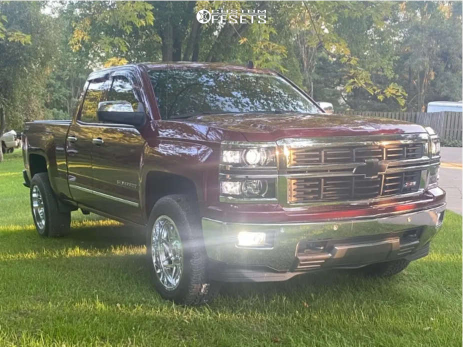 2014 Chevrolet Silverado 1500 with 20x10 -19 Gear Off-Road Ratio and 275/60R20 Atturo Trail ...