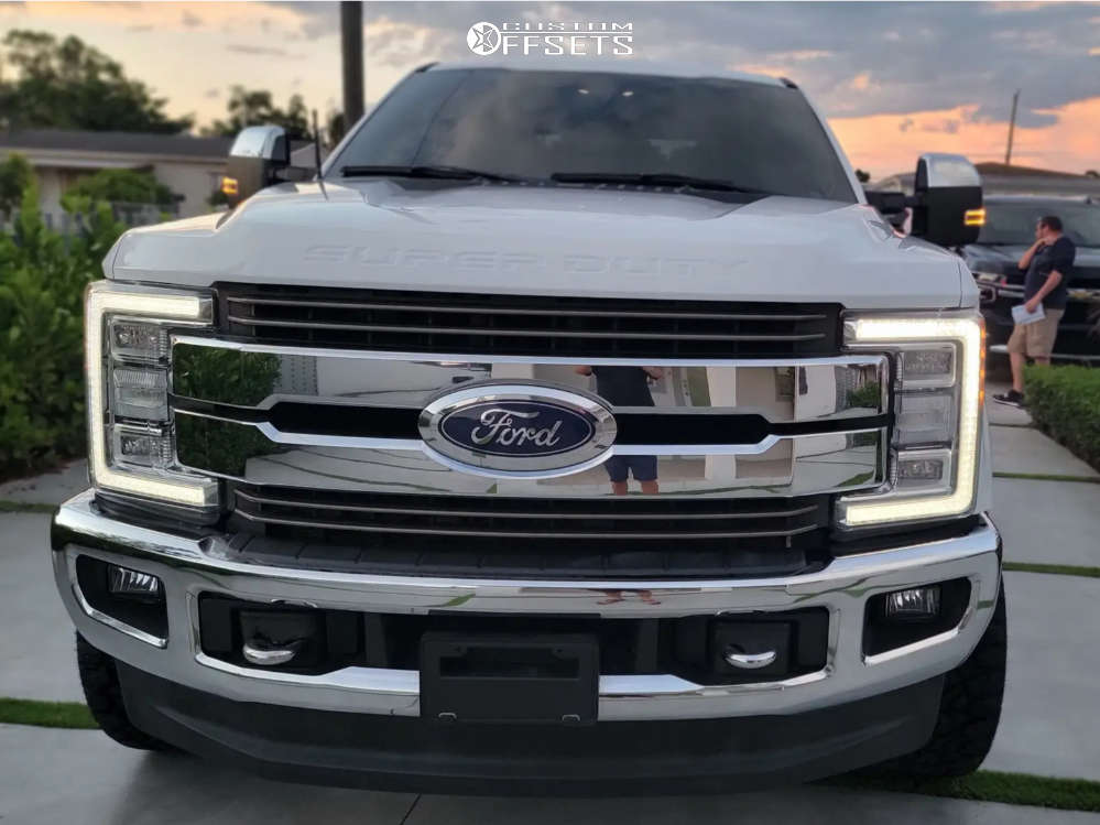 2019 Ford F-250 Super Duty with 22x12 -40 American Force Atom Ss and 33 ...