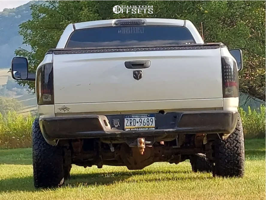 2009 Dodge Ram 2500 with 17x9 -12 Vision D Window and 285/70R17 Venom ...