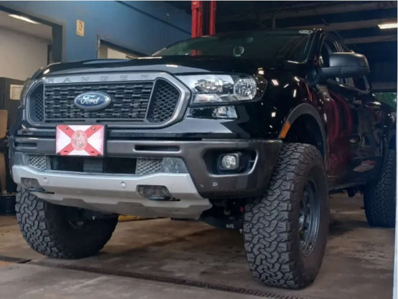 2021 Ford Ranger with 17x8.5 0 Method Mr316 and 315/70R17 BFGoodrich ...