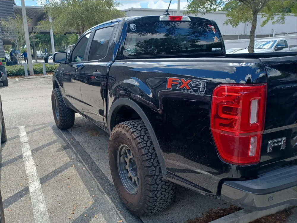 2021 Ford Ranger with 17x8.5 0 Method Mr316 and 315/70R17 BFGoodrich ...