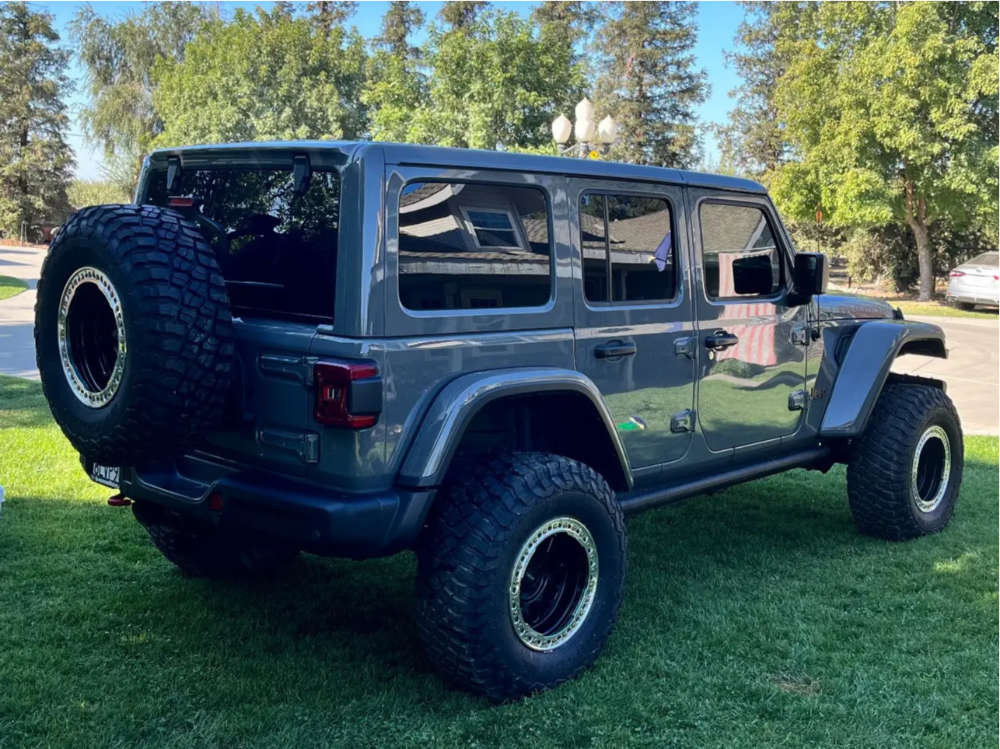 2019 Jeep Wrangler with 17x9 -38 KMC Km235 and 35/12.5R17 BFGoodrich ...