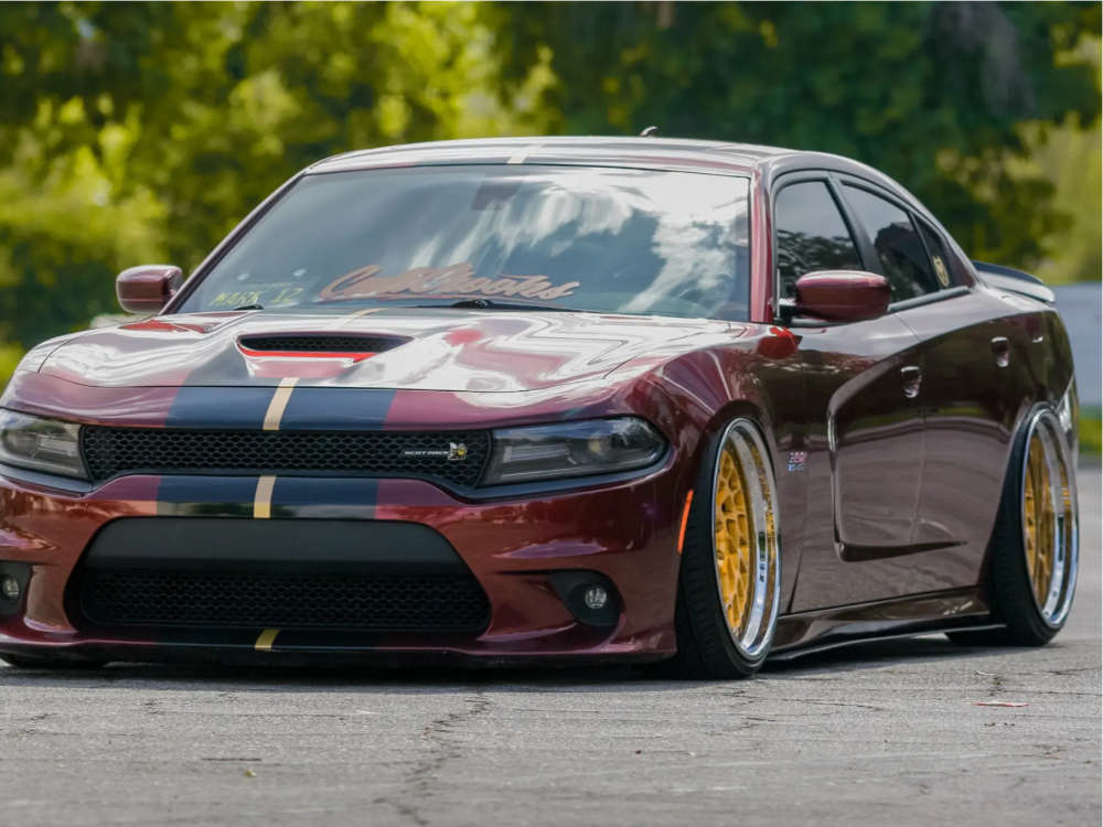 2018 Dodge Charger with 22x10 13 LD97 LD-06 and 255/30R22 Delinte D7 ...