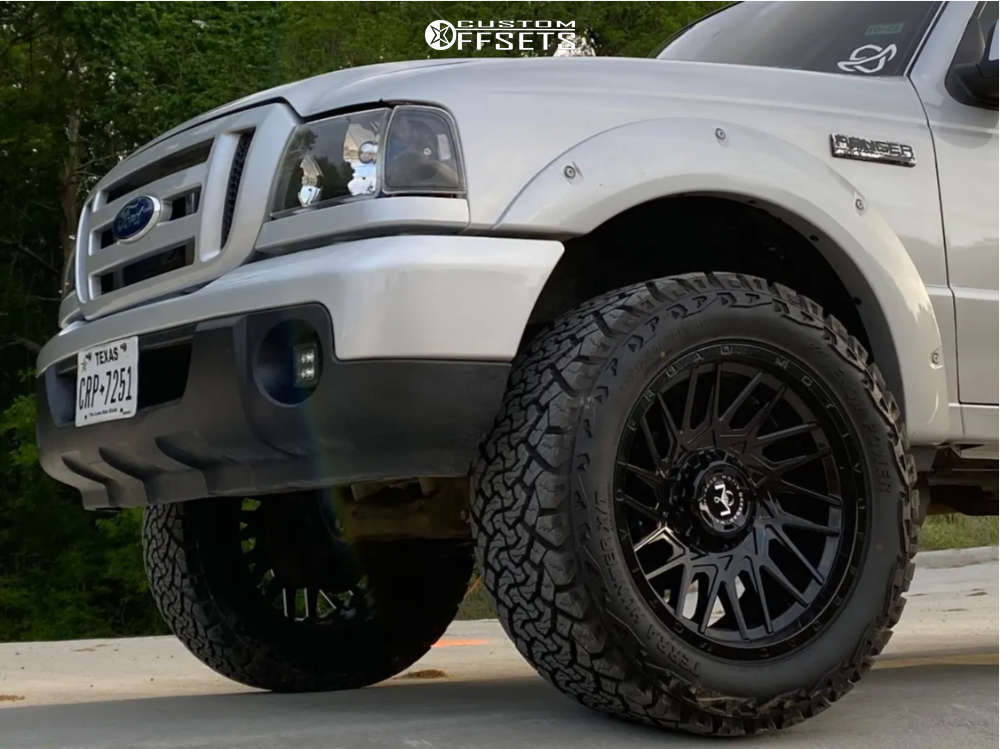 2011 Ford Ranger with 20x10 -25 Motiv Offroad Mutant and 33/12.5R20 ...
