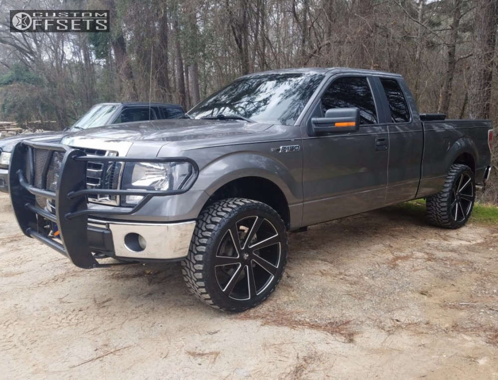 2011 Ford F-150 with 24x10 30 DUB Directa and 35/12.5R24 Haida Mud ...