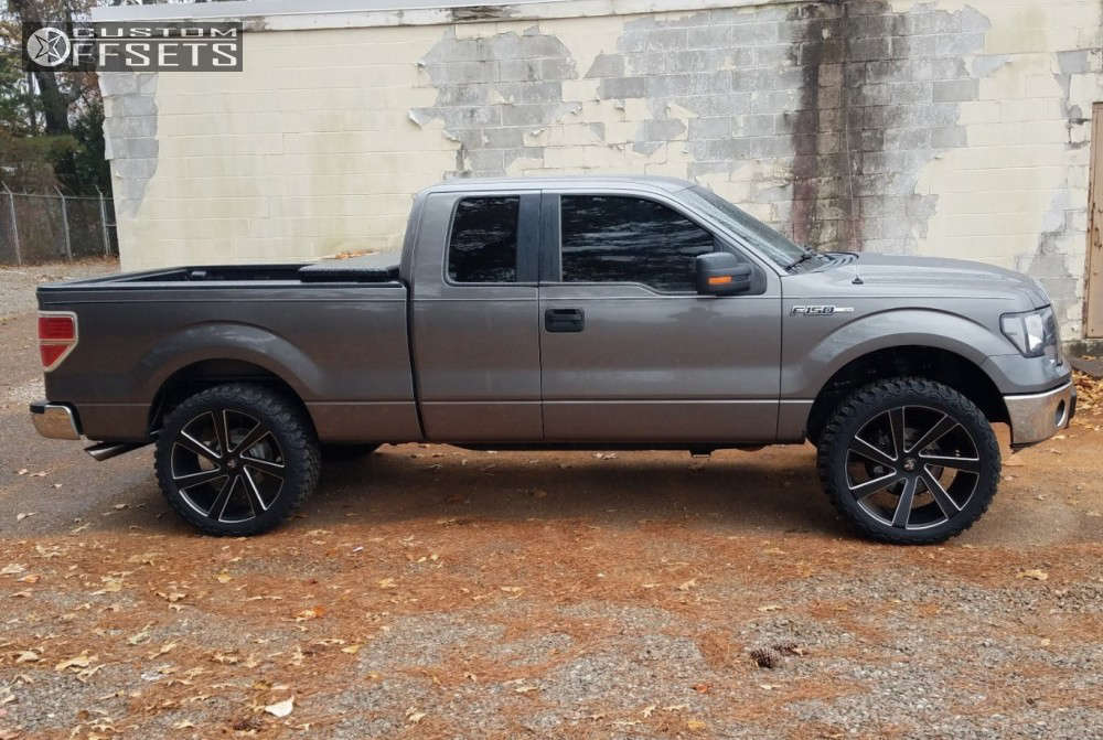 2011 Ford F-150 with 24x10 30 DUB Directa and 35/12.5R24 Haida Mud ...