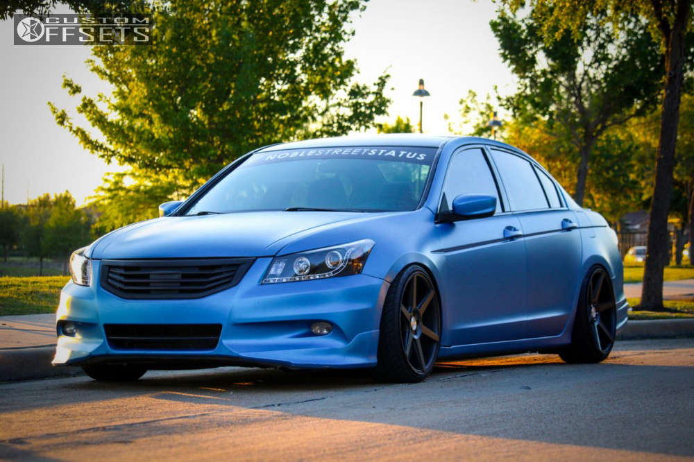2010 Honda Accord with 19x9.5 40 Stance SC-5ive and 215/35R19 Briway ...